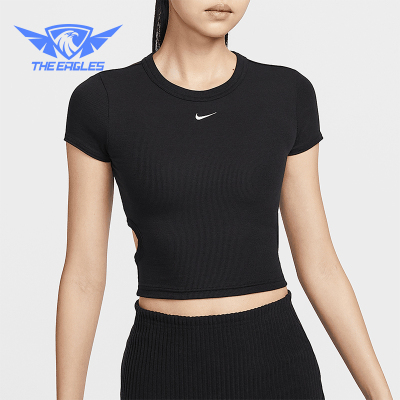Nike/耐克正品新款女士训练紧身透气运动短款T恤HJ0720-010
