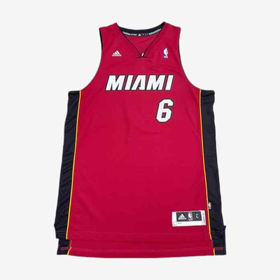 Adidas阿迪达斯正品NBA迈阿密热火男女客场无袖篮球服Y63080