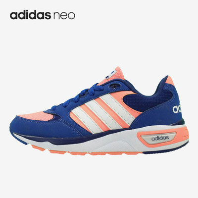 Adidas/阿迪达斯正品Neo女子低帮撞色时尚运动跑步鞋AW4940