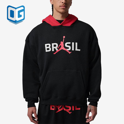 Nike/耐克正品Jordan男士加绒套头连帽长袖卫衣IF3899-010