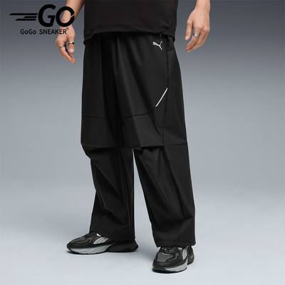 Puma/彪马正品TrackPants防风防水梭织男女经典休闲长裤636862-01