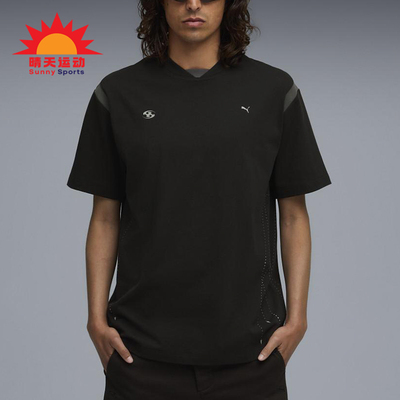 Puma/彪马正品CLRT夏季男士复古圆领透气经典短袖T恤632548-01