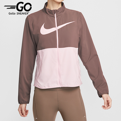 Nike/耐克正品Dri-FIT女士运动梭织跑步轻盈夹克外套HV2648-503
