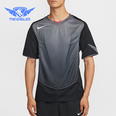 Nike/耐克正品Dri-FIT男士训练足球运动训练拼接球衣HV1179-010