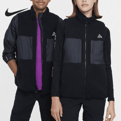 Nike/耐克正品Therma-FIT大童保暖休闲立领外套FZ5424-010