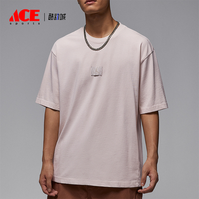 Nike/耐克正品JORDAN男士圆领挺括舒适简约运动短袖HQ8939-104