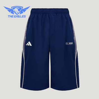 Adidas/阿迪达斯正品夏季男士时尚足球风系列经典休闲短裤KX2827
