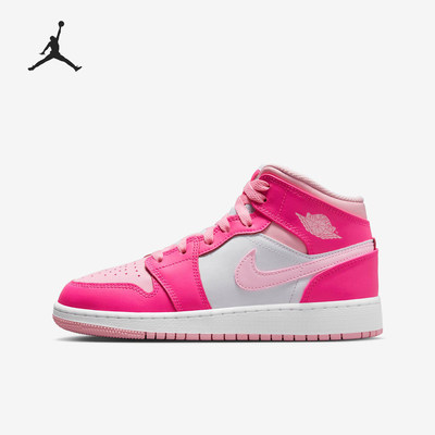 Nike耐克正品Air Jordan 1大童中帮运动休闲耐磨篮球鞋FD8780-116