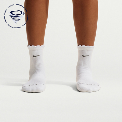 Nike/耐克正品EverydayElevated新款经典男白色中筒袜IH8621-910