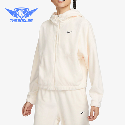 Nike/耐克正品秋冬女士经典健身训练抓绒运动保暖外套FB5639-110