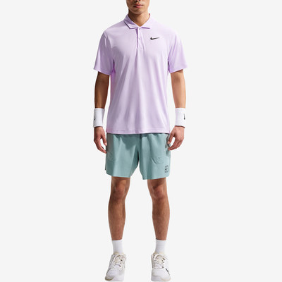 Nike耐克正品Dri-Fit男吸湿排汗柔软针织翻领短袖网球DH0858-511