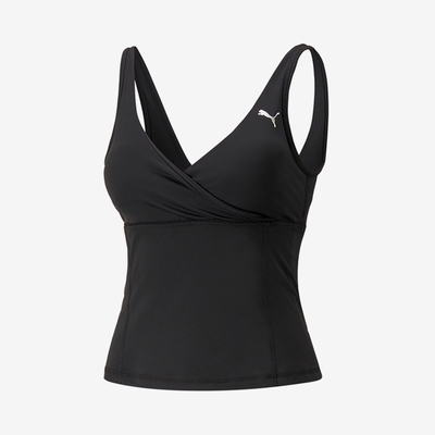 Puma/彪马正品PAMELA 帕梅拉联名款女士前后深V运动训练背心