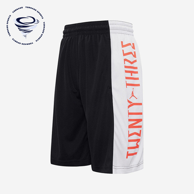 Nike/耐克正品JORDANAJ1新款男黑白色休闲篮球短裤CI0018-011