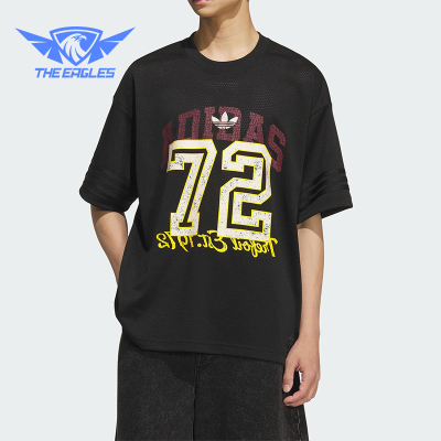 Adidas/阿迪达斯正品三叶草男女针织透气宽松经典休闲短袖KF0720