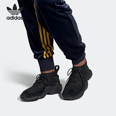 Adidas阿迪达斯正品男款中帮实战运动休闲防滑舒适篮球鞋EF3836