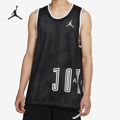 Nike/耐克正品 JORDAN 男子舒适休闲运动背心T恤 DX6600-010