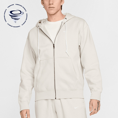 Nike/耐克正品Solo Swoosh男士加绒拉链连帽外套DR0403-072