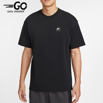 Nike/耐克正品夏季男士圆领宽松运动印花针织透气短袖HQ9249-010