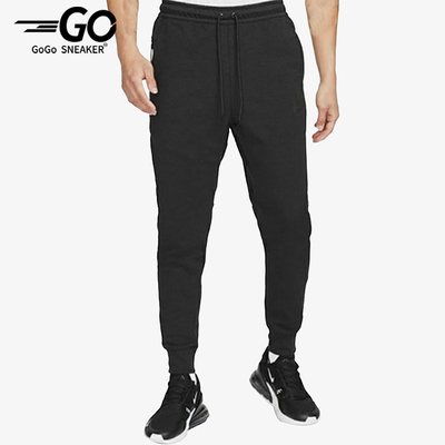 Nike/耐克正品束脚针织长裤新款男黑色弹力经典长裤DD5294-010