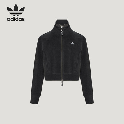 Adidas/阿迪达斯正品三叶草女士舒适立领拉链夹克外套LE9674