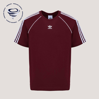 Adidas/阿迪达斯正品三叶草男士复古日常经典耐穿透气T恤KY2876