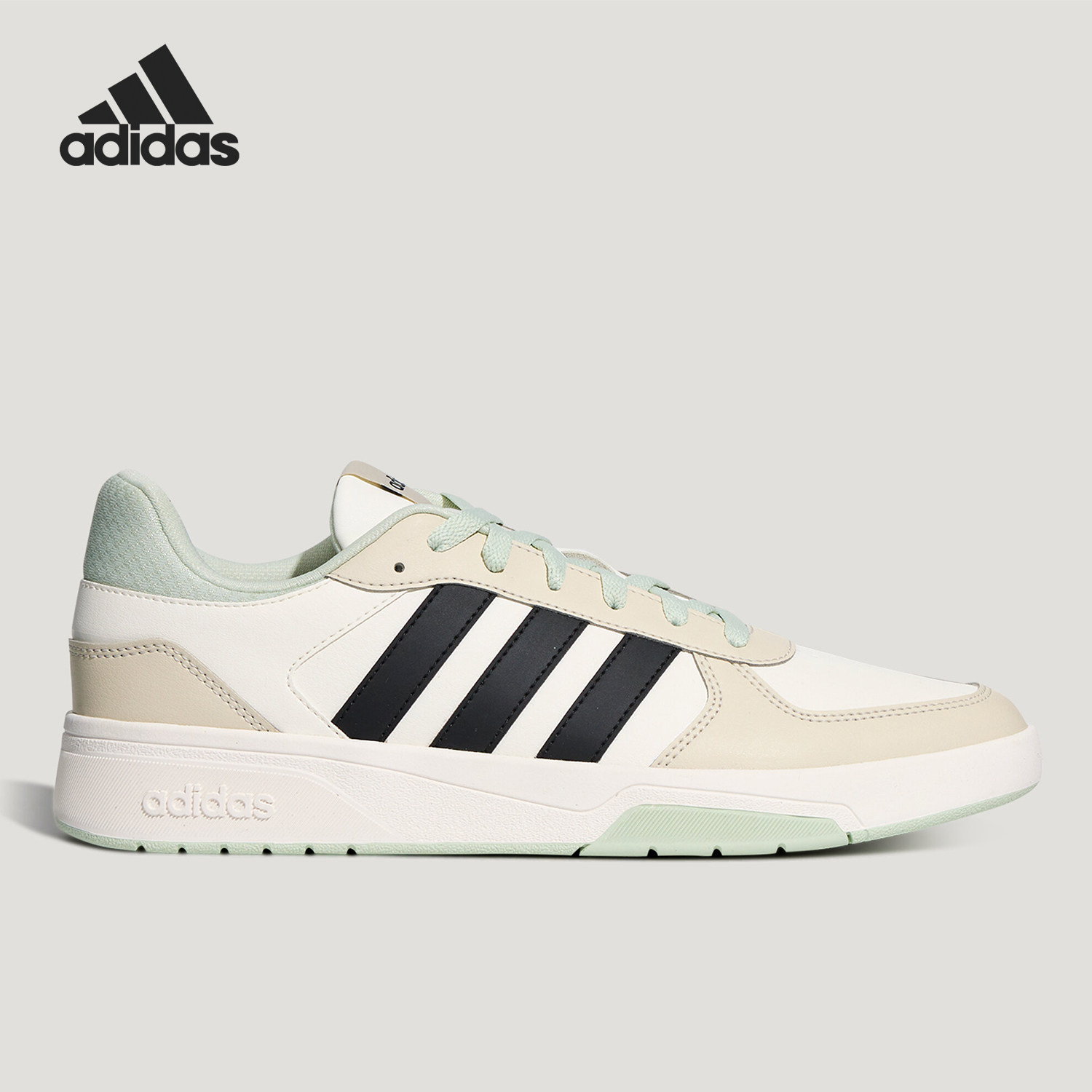 Adidas/阿迪达斯正品COURTBEAT男女同款时尚休闲板鞋LB8302