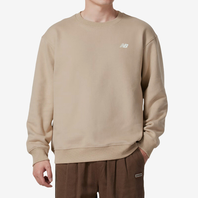 New Balance/NB正品运动男子保暖加绒圆领卫衣套头衫NCE41311-DB