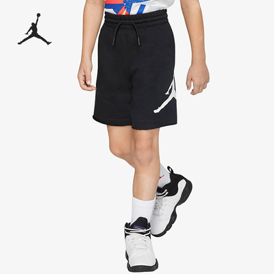 Nike/耐克正品JORDAN小童休闲印花法式毛圈短裤HA7404-010