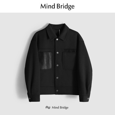 MindBridge翻领秋冬商务休闲夹克
