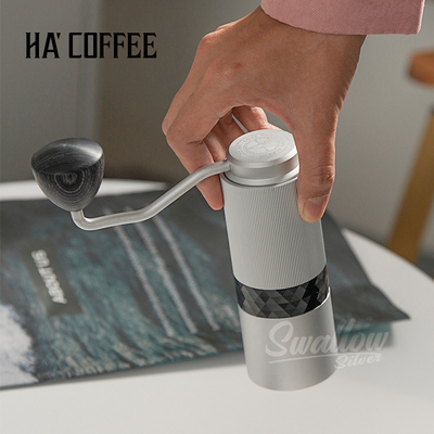 新品HA COFFEE便携u单品手摇磨豆机家用 咖啡豆小型磨豆器六角磨