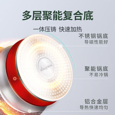 新品Ecowin/意可味乐味麦饭石不粘炒锅24CMMFSCG24CXM安全健康耐