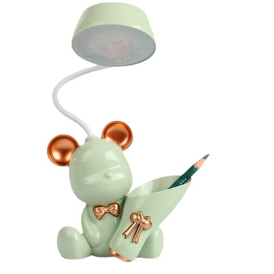 极速卡通暴力熊小l台灯充电护眼儿童学习阅读小夜灯礼物赠品可定