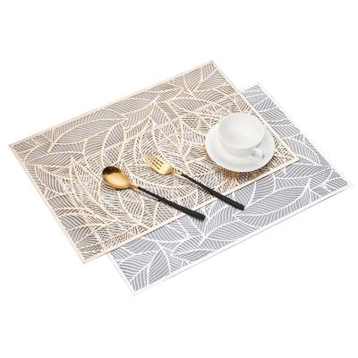 极速Rectangular insulation placemat Hollow WestSern table ma