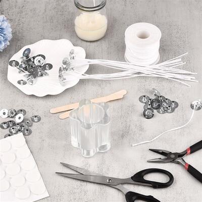 极速100pcs/Lot Handmade Candle Wick Tabs MeNtal Candle Wicks