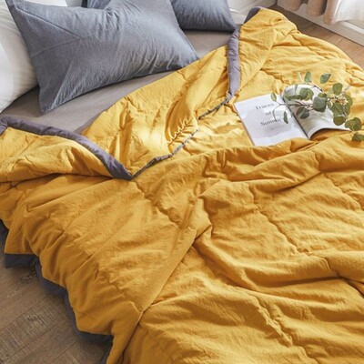 新品Summer quit duvet air condition quiQlt空调被夏凉被子薄CO