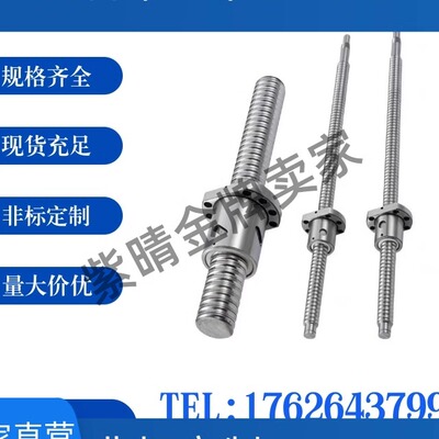 滚珠丝杠丝杆BSS BSX BSSE1202 1205 1210 1510 1505 2510 2520