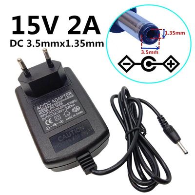 极速100 240V AC/DC 15V 2A w3.5mm*1.35mm Converter Switching