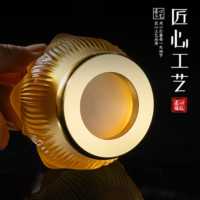 新品琉璃香托禅意l莲花香盘线香香座室内线香炉熏香炉茶道香插中