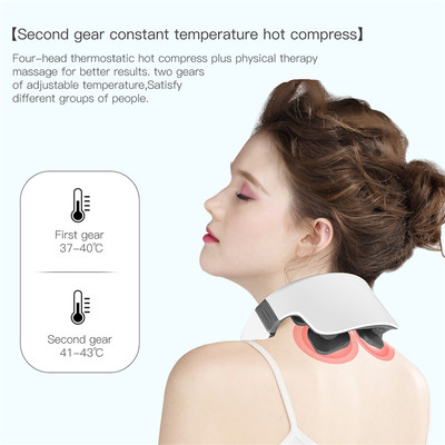 极速Electricg Neck Massager 4D Heating Massage Intelligent V