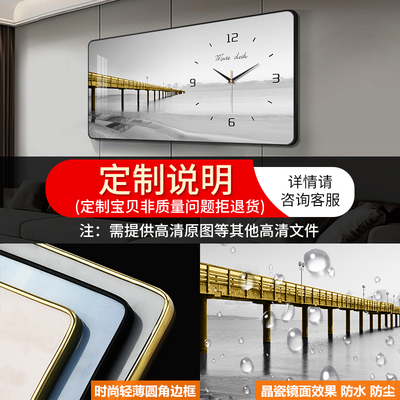 定制各种尺寸来图玄关装饰挂画