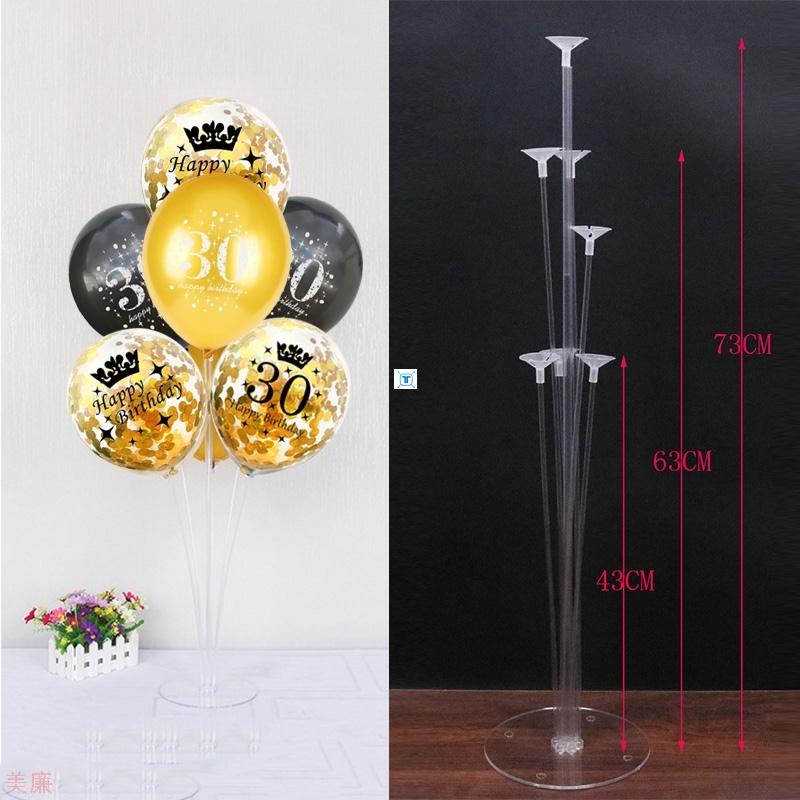 新品30 40 50 60 Anniversary Balloons Happy Birthday .Party
