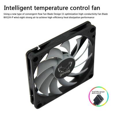极速80mm Computer PC Case wThin Fan 4 Pin 3000RPM Adjustable