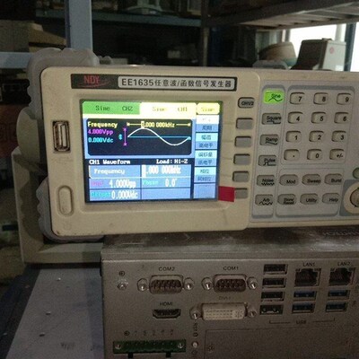 函数发生器NDY EE1635任意波函数信号发生器 开机显示