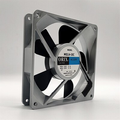 新品MS14-DC AC200V0.1A 东方ORIX 140*140P*28MM金属铝框交流散