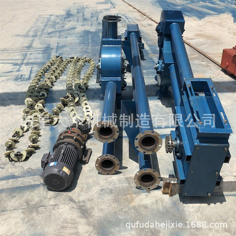 生产刮板输送机供应管链式输送设备管链配件节能垂直管链输送机