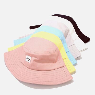 极速Black Solid Bucket Hat Two side Wear Unisex BoVb Caps Hi