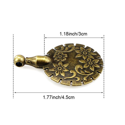 极速1PCS Vintage Sewing Thread Yarn CuttKer Pendant Round Sh