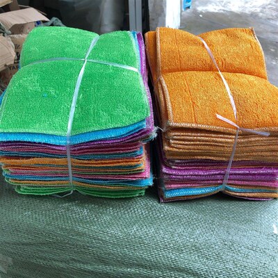 极速5pc Large bamboo charcoal fiber cloth 30OX27 cm can be u