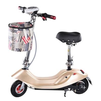 新品。碳纤维电动踏板车成u人可折叠电动车超轻代驾滑板代步车座