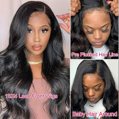 极速HD Transparent Lace Wavyx Frontal Wig Human Hair Pre Plu